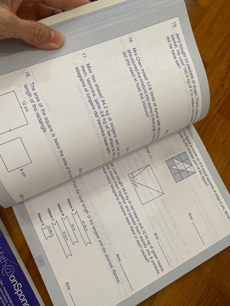 P4 maths assessments heuristics top of pack diagnostic andrew Er ...
