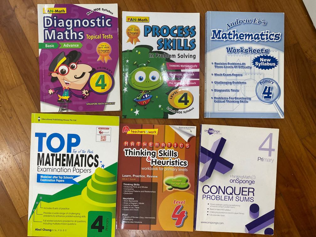 P4 maths assessments heuristics top of pack diagnostic andrew Er ...