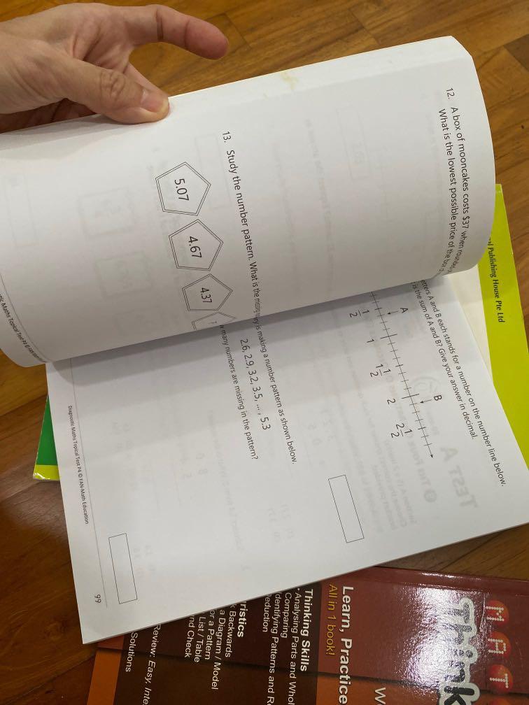 P4 maths assessments heuristics top of pack diagnostic andrew Er ...