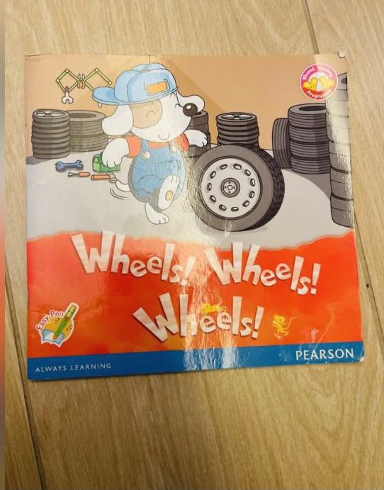 幼稚園教科書，培生點讀書，Pearson Longman easy pen ,wheels ,wheels,wheels, 興趣及遊戲, 書本 & 文具, 教科書 - Carousell