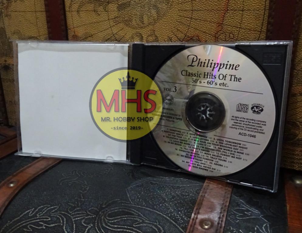 Philippine Classic Hits of the 50's-60's etc. Vol. 3 CD (100% Original ...