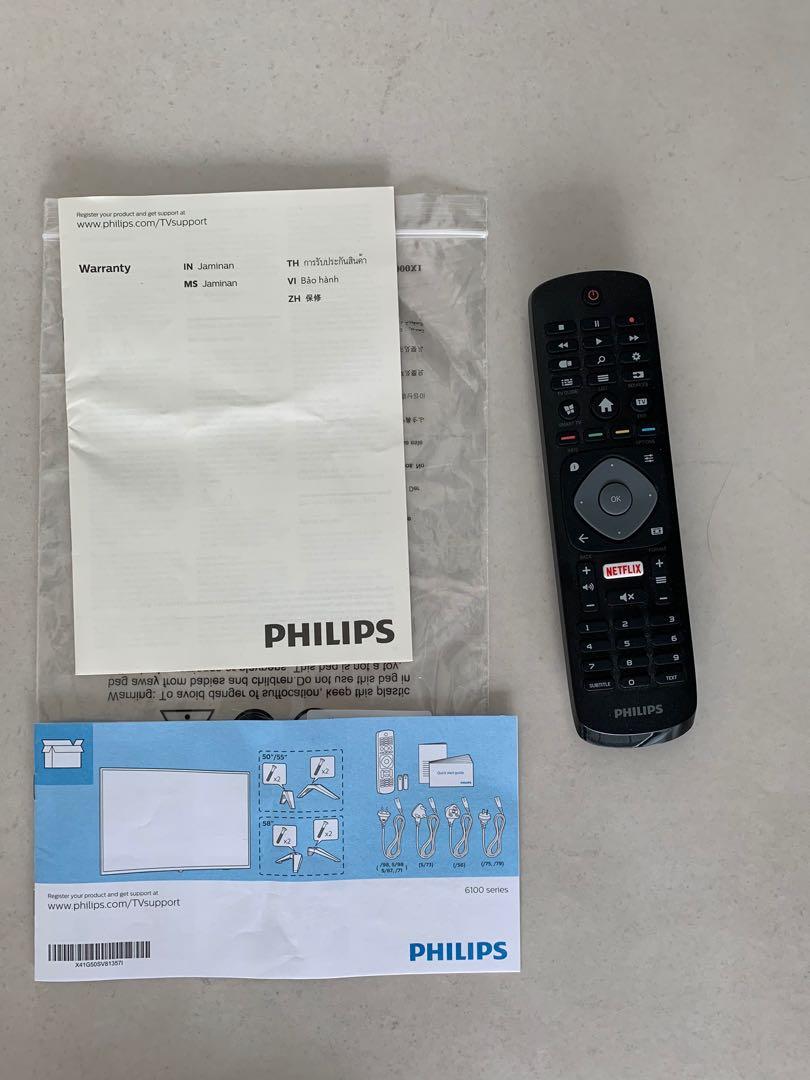 Philips 55 inch TV, TV & Home Appliances, TV & Entertainment, TV on ...