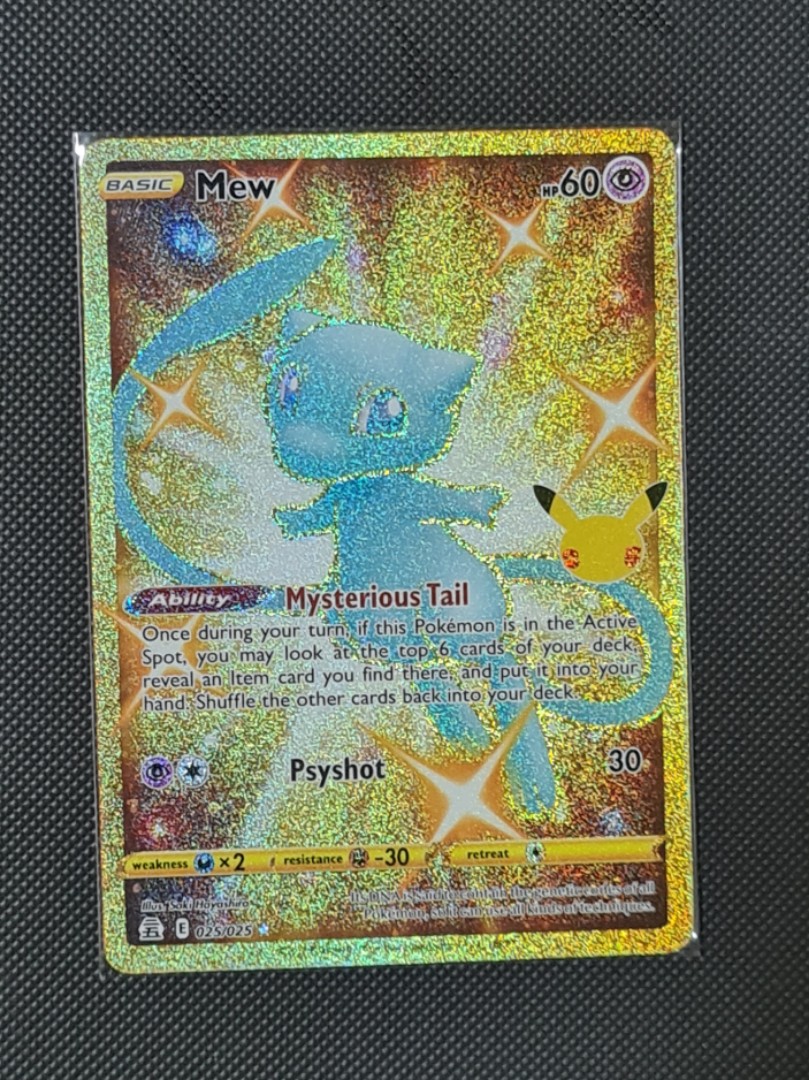 Pokemon Card Mew Secret Rare, Hobbies & Toys, Toys & Games on Carousell