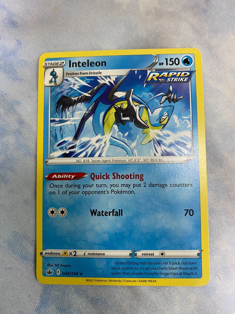 Pokemon Inteleon, Hobbies & Toys, Toys & Games on Carousell