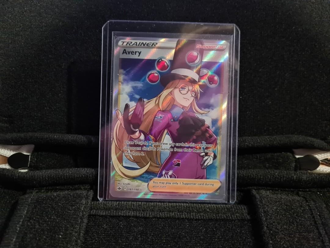 Pokemon TCG Trainer Avery Full Art, Hobbies & Toys, Toys & Games on ...