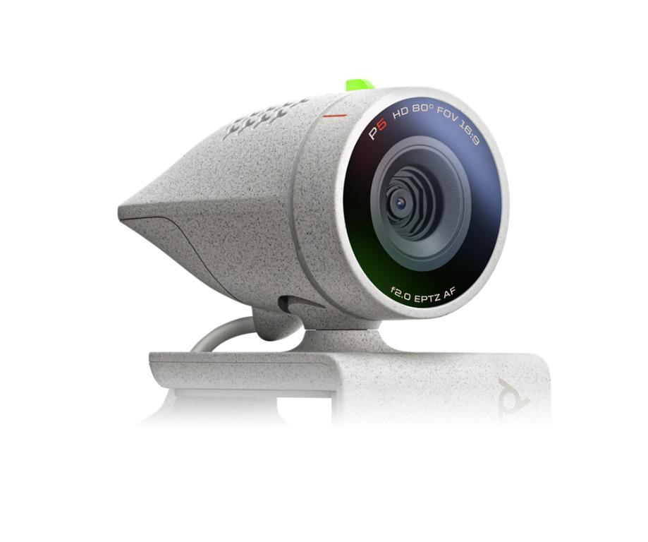 Poly Studio P5 Professional Full HD 1080P Built-in Mic Webcam Camera ...