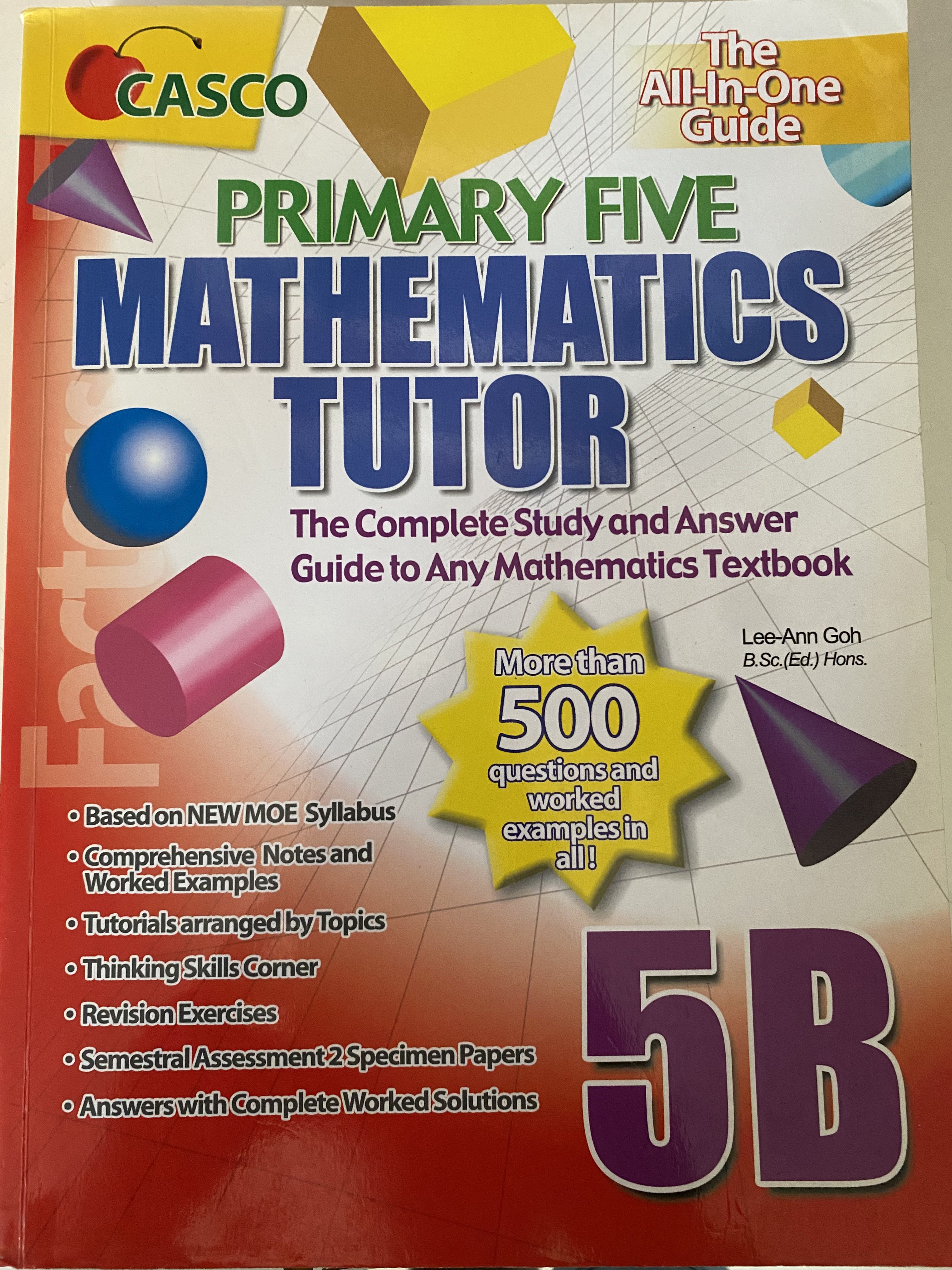 Primary 5 Mathematics Assessment Book “Mathematics Tutor” (5B), Hobbies ...