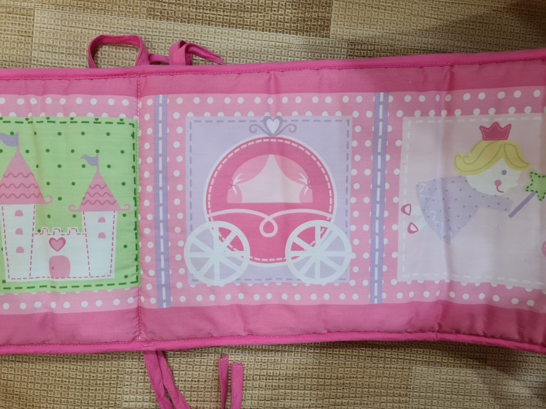 Princess Baby Cot Bumper, Babies & Kids, Baby Nursery & Kids Furniture ...