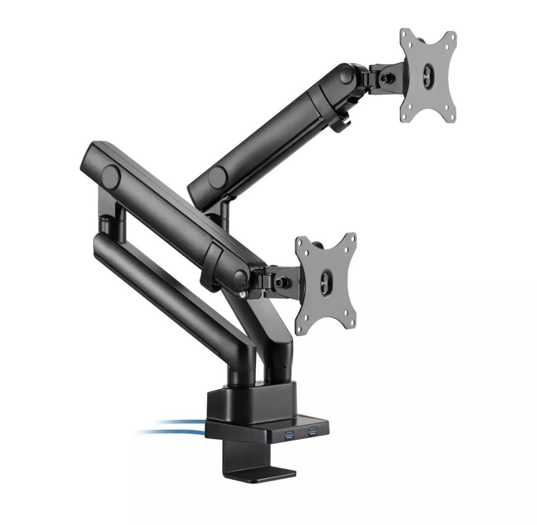 PRISM+ ARC Stealth Dual Monitor VESA Monitor Arm + free Laptop Holder ...