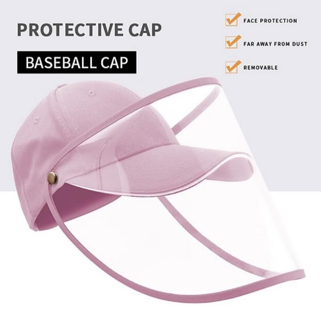 Protective Cap Face Shield, Health & Nutrition, Face Masks & Face ...