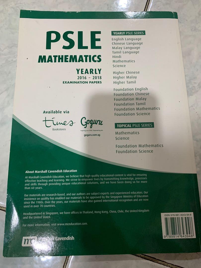 PSLE Math P6, Hobbies & Toys, Books & Magazines, Assessment Books on ...
