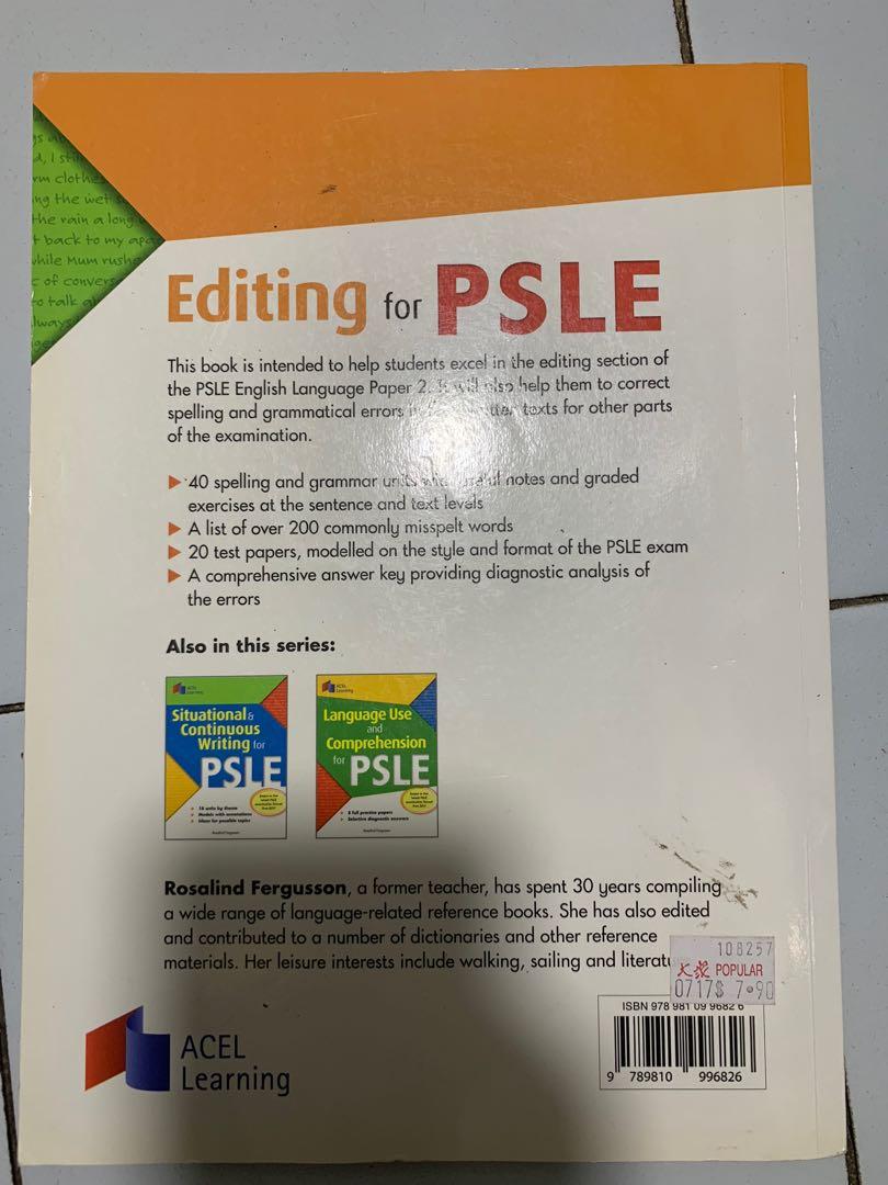 PSLE P6 English Editing for PSLE, Hobbies & Toys, Books & Magazines ...