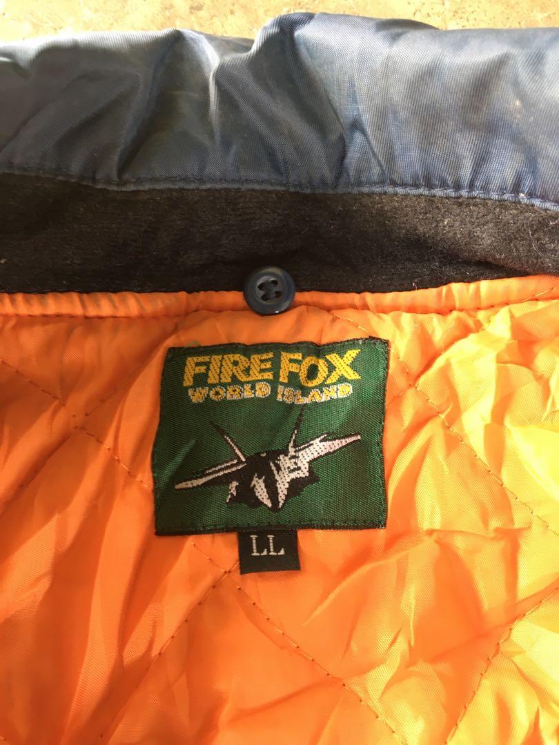 RARE FireFox Bomber Jacket Flight jacket, Men's Fashion, Tops & Sets ...
