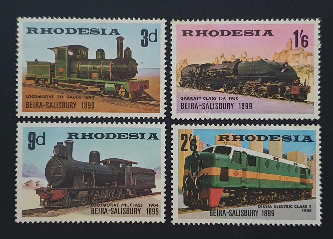 Rhodesia railway opening anniversary full set MNG (237), Hobbies & Toys ...