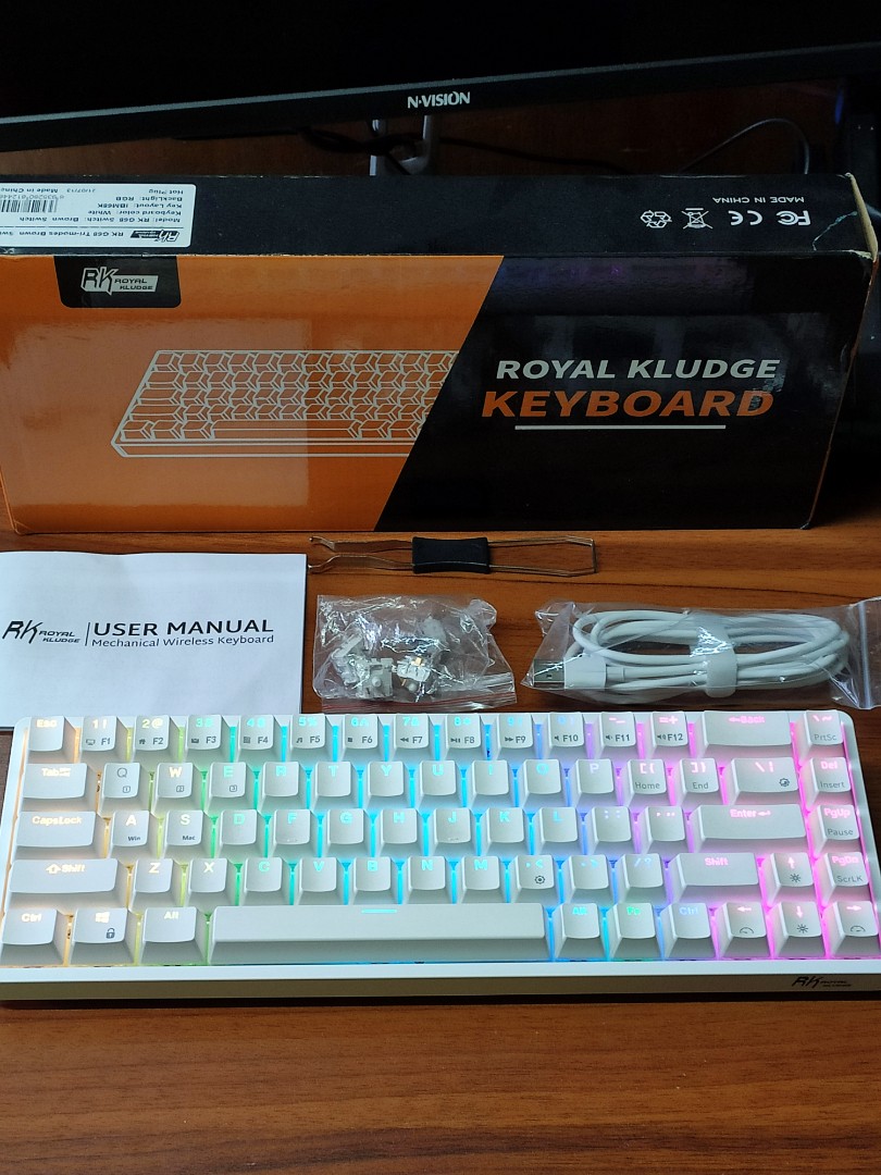 Royal Kludge RKG68 RK837 Mechanical Keyboard, Computers & Tech, Parts ...