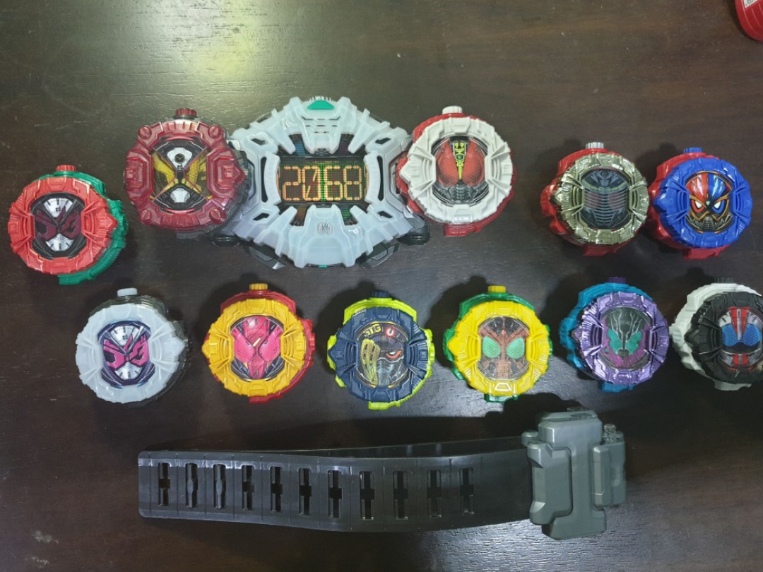 (SALE) dx Kamen Rider Zi O Ziku driver with dx geiz watch and 10 sg ...