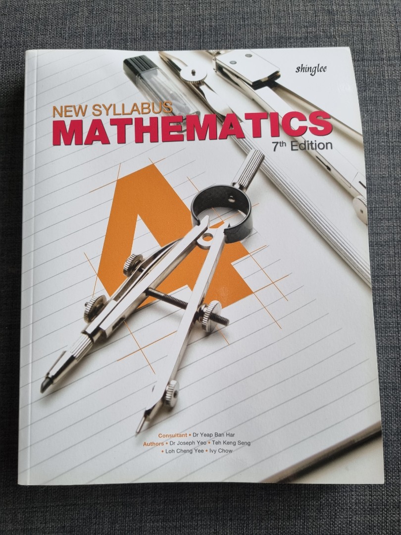 Secondary math textbook 4 - shinglee 7th edition, Hobbies & Toys, Books ...