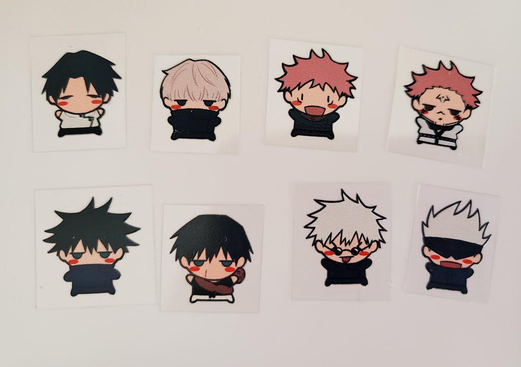 [SG GO] Jujutsu Kaisen JJK EMW Metal Sticker Polaroid Photocard ...