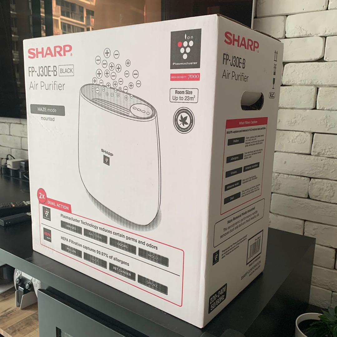 Sharp Air Purifier (FP-J30E-B), TV & Home Appliances, Air Purifiers ...