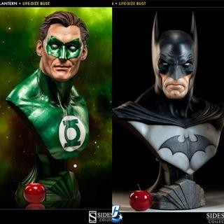 SIDESHOW Bust, Batman Life Size Bust , Green Lantern Life Size Bust ...
