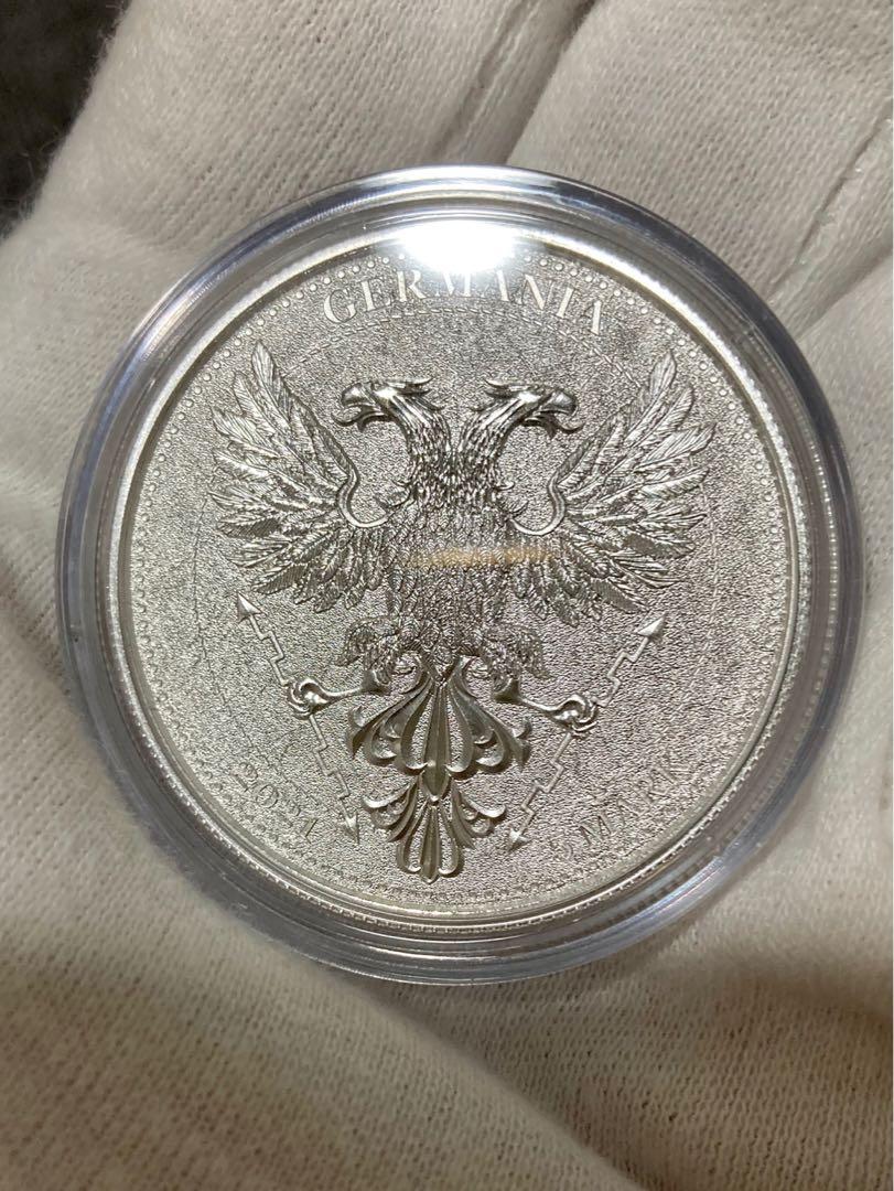 Silver Coin 2021 1oz Mythical Forest Series Chestnut Leaf, Hobbies ...