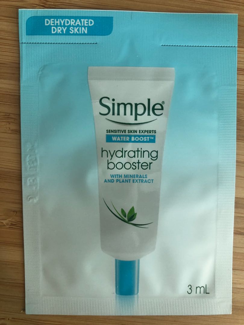 Simple hydrating booster sample, Beauty & Personal Care, Face, Face ...