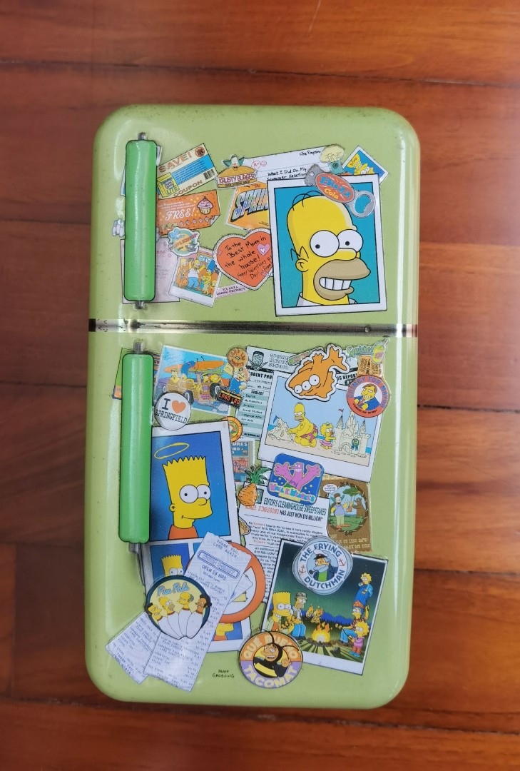 Simpsons beer nuts fridge tin, Hobbies & Toys, Memorabilia ...