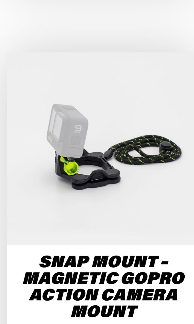 Snapmount Magnetic GoPro Action Camera Mount, Photography, Photography ...