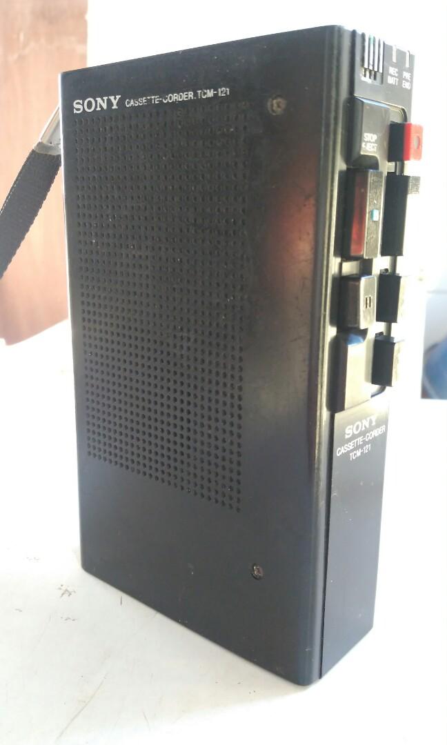 Sony cassette corder TCM 121 walkman 卡帶機 隨身聽 播放器, 音響器材, 音樂播放裝置 MP3及CD ...