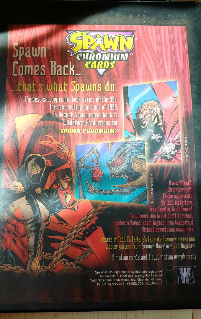 Spawn collectable cards, Hobbies & Toys, Toys & Games on Carousell