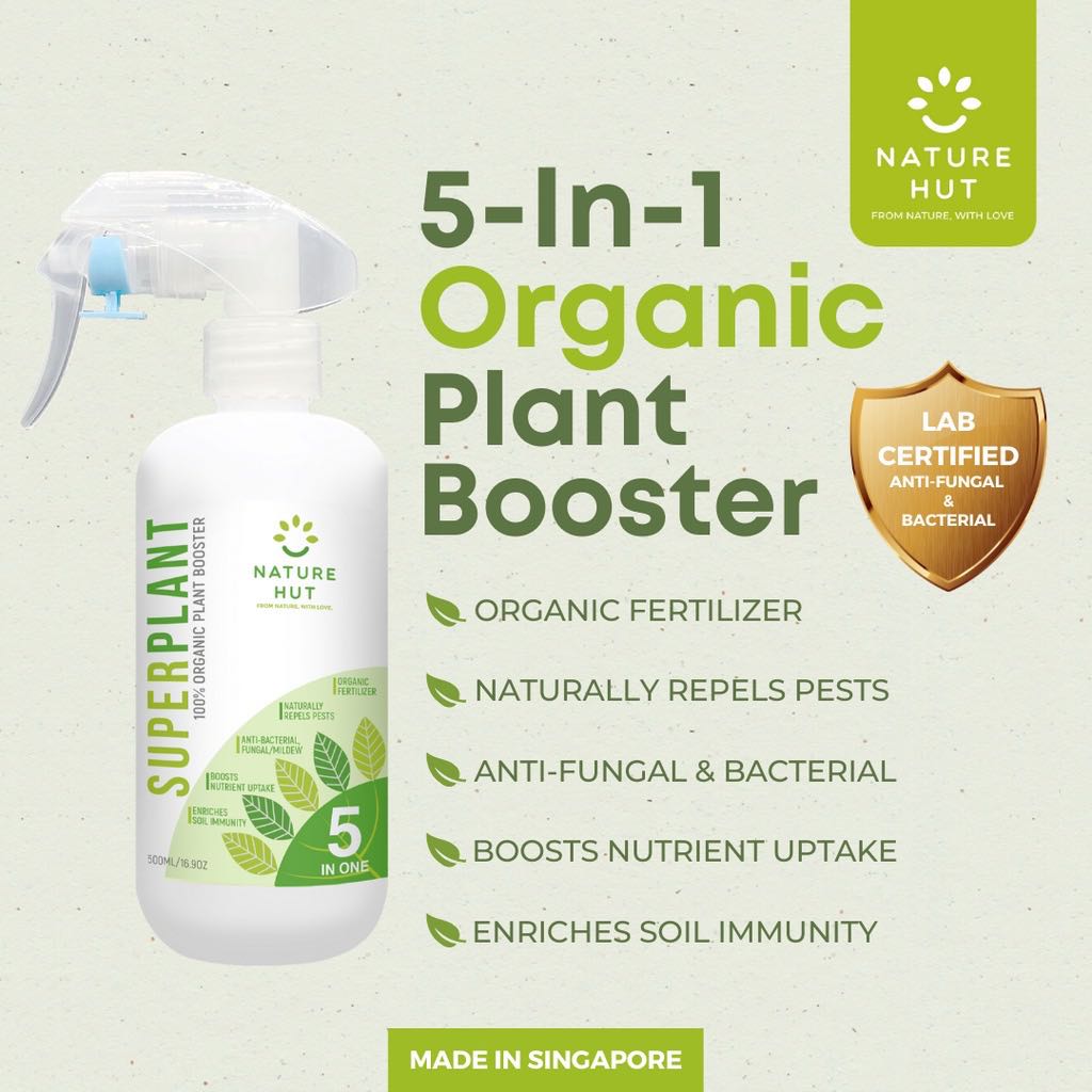 SUPERPLANT 5-in-1 [1 BTL] Organic Fertilizer | Pest Repellent ...