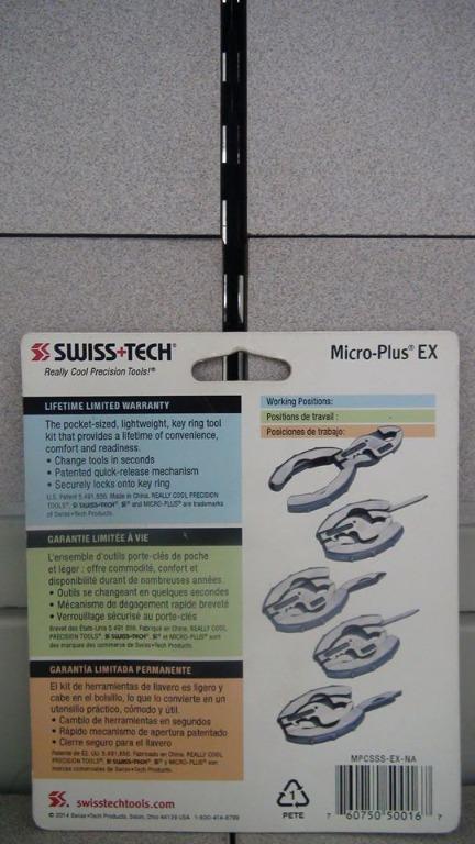 SWISS TECH Micro-Plus EX 9-in-1 Key Ring Tool, Sports Equipment, Other ...