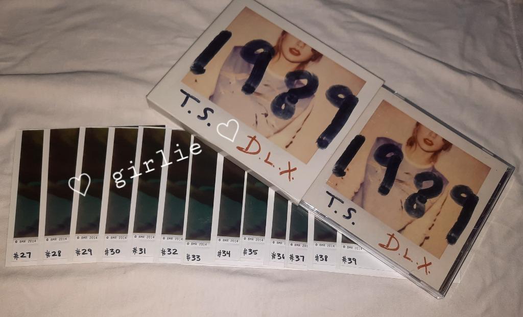 TAYLOR SWIFT - 1989 Deluxe (DLX) CD Album COMPLETE "Set 3" Polaroids ...