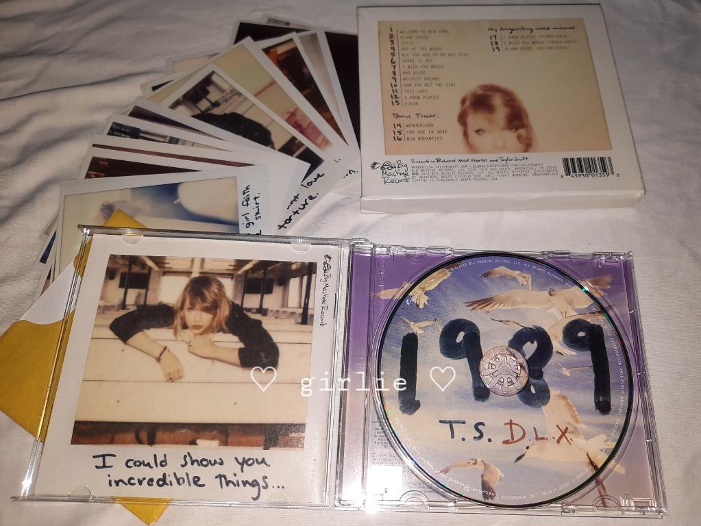 TAYLOR SWIFT - 1989 Deluxe (DLX) CD Album COMPLETE "Set 3" Polaroids ...