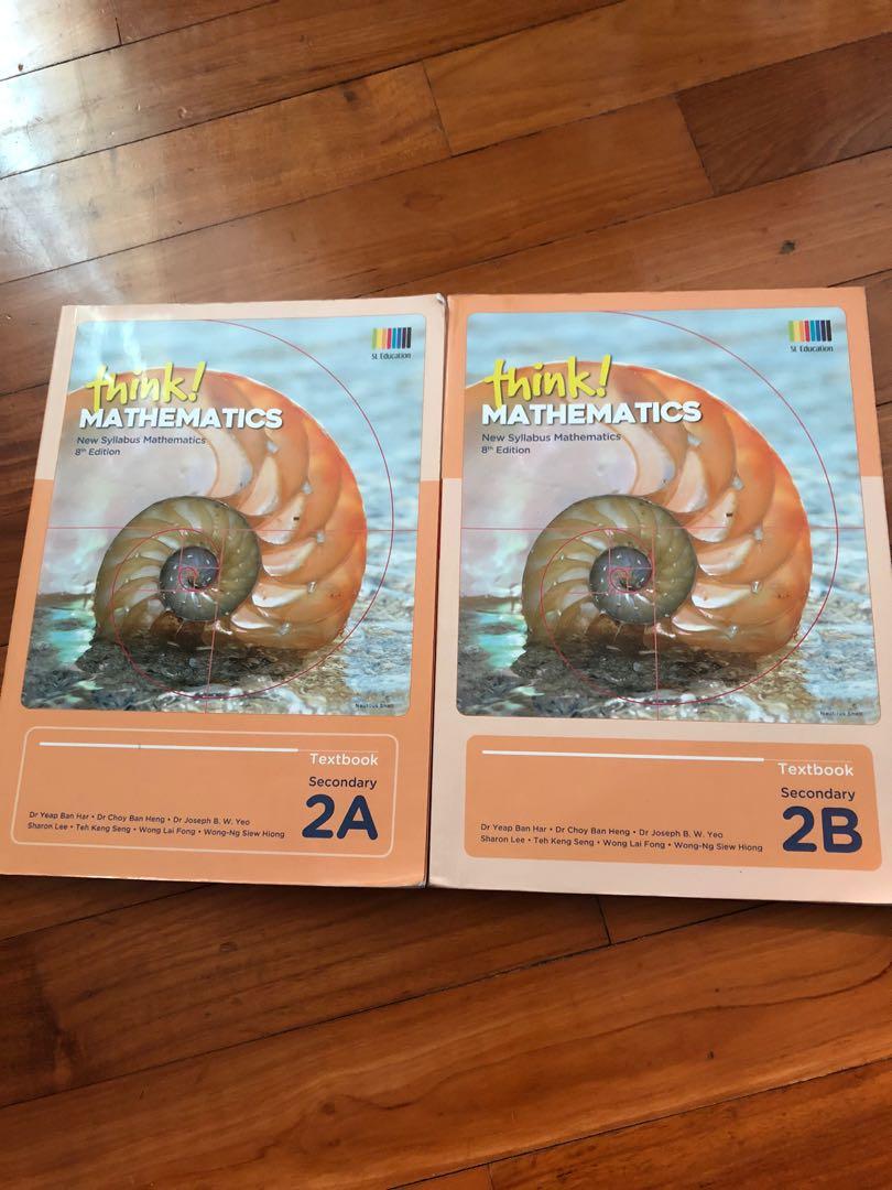 Think! Mathematics Textbook 2A&2B, Hobbies & Toys, Books & Magazines ...