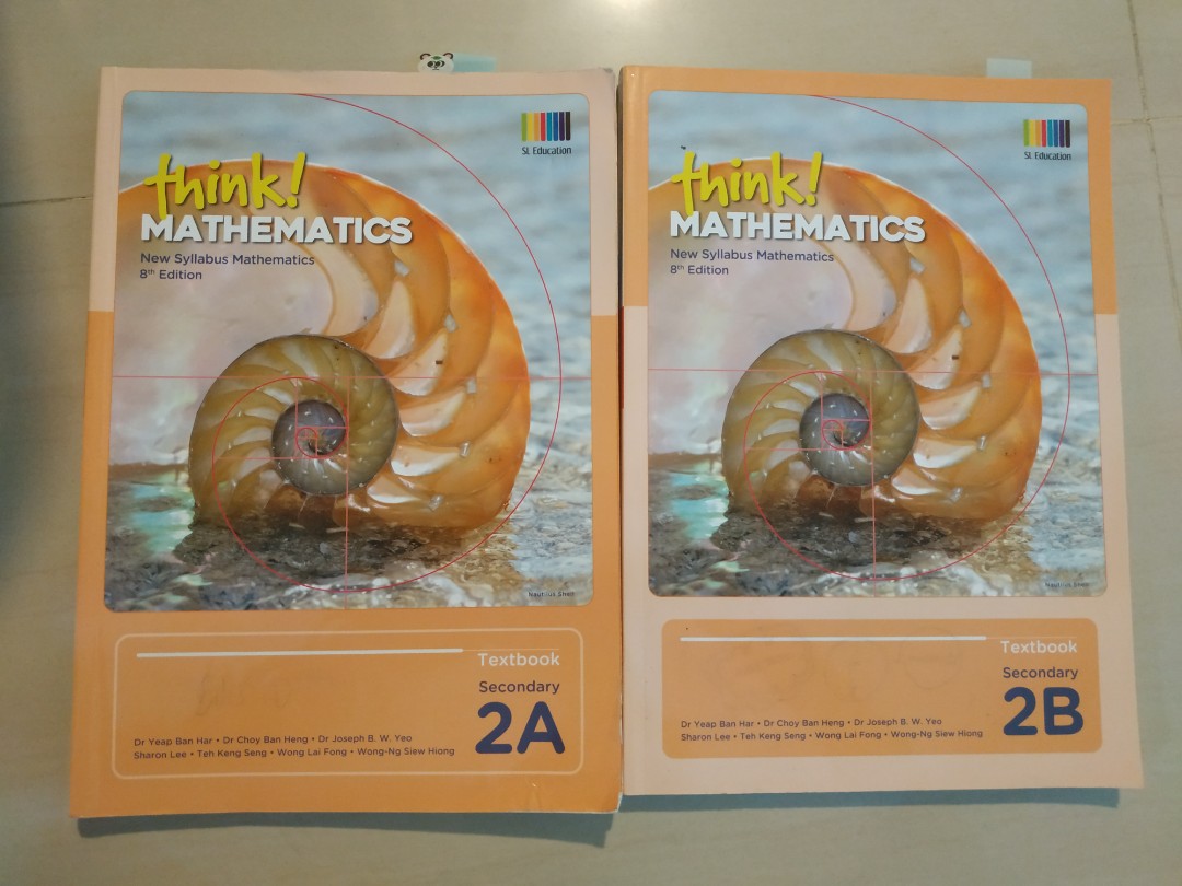 think! mathematics textbook 2A and 2B, Hobbies & Toys, Books ...