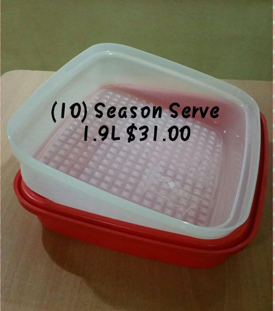 Tupperware season serve, Furniture & Home Living, Kitchenware ...