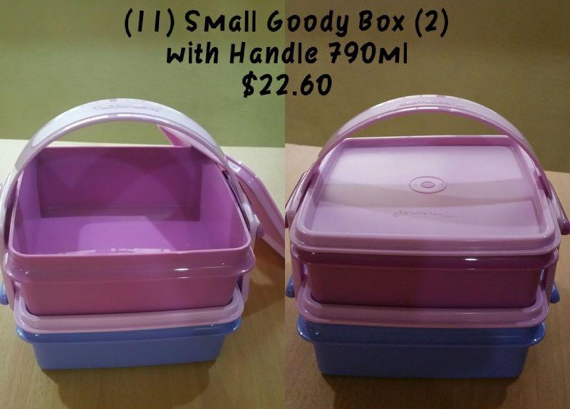 Tupperware small goody box with handle, Furniture & Home Living ...