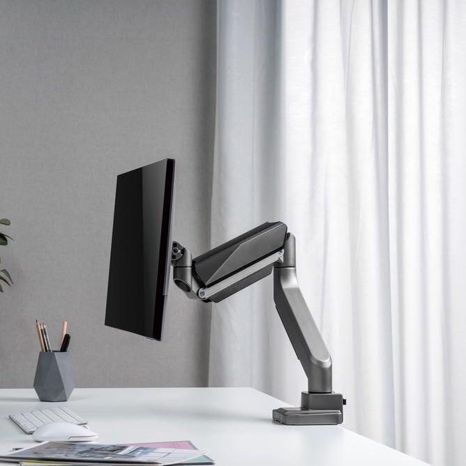 ULTi Stealth Heavy-Duty Monitor Arm, Compatible w/ Ultrawide Monitors ...