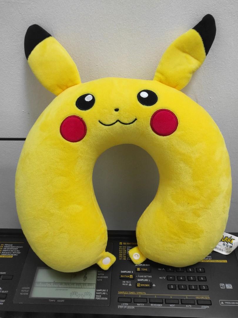 U-shaped pikachu neck rest pillow, Everything Else on Carousell