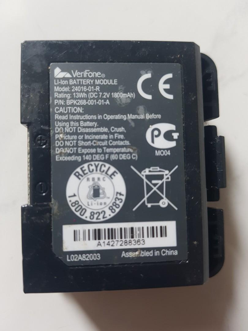 VERIFONE mobile VX520 VX670 VX680 Pos battery 24016-01-R, Computers ...