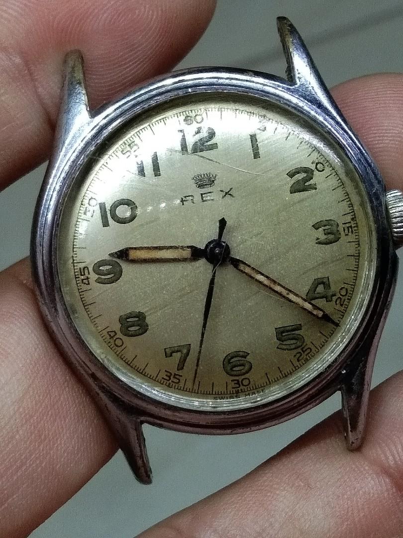 Vintage Rex military gent watch, Men's Fashion, Watches & Accessories ...