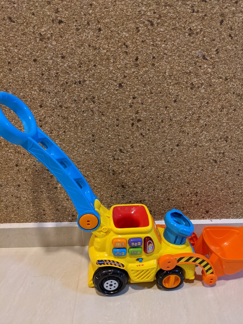 Vtech pop a ball push digger & bulldozer, Babies & Kids, Infant ...