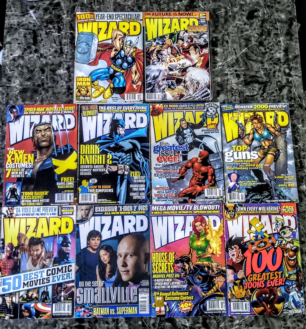 WIZARD THE COMICS MAGAZINE, Hobbies & Toys, Books & Magazines ...