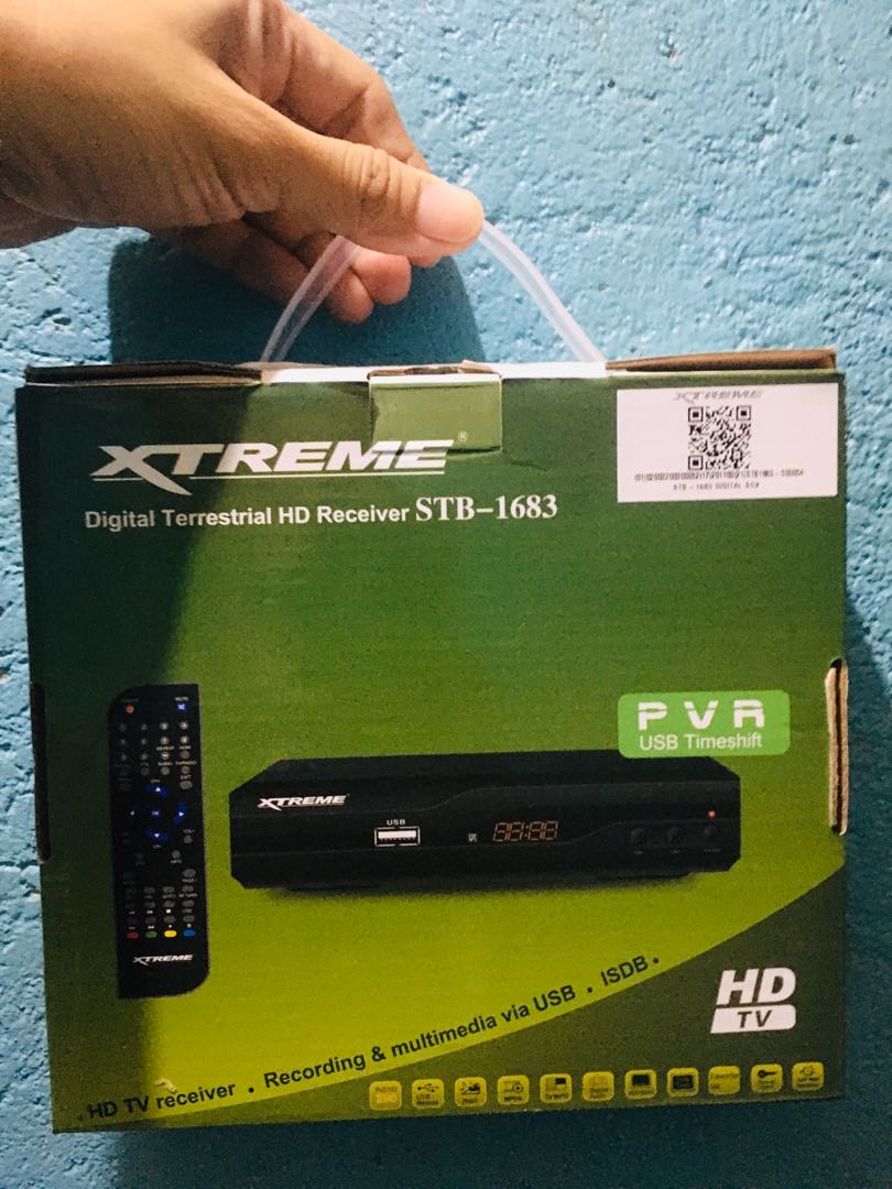 XTREME DIGITAL TERRESTRIAL HD RECEIVER STB1683, TV & Home Appliances ...
