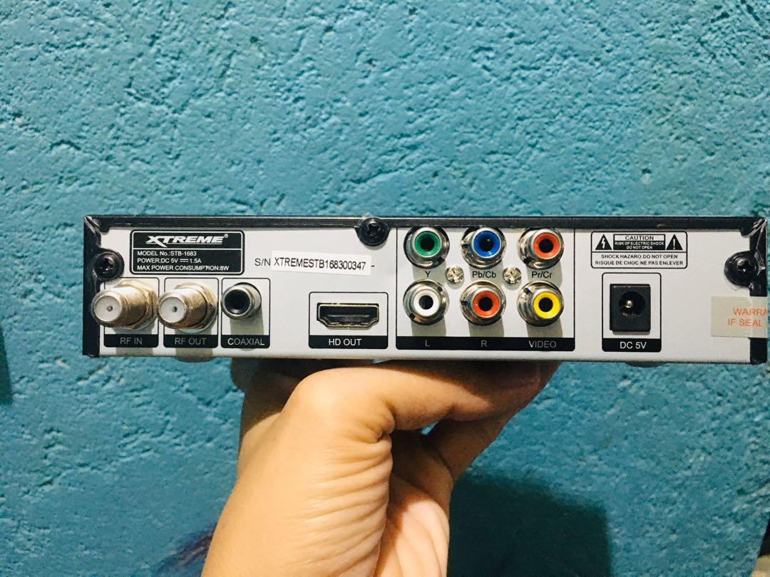 XTREME DIGITAL TERRESTRIAL HD RECEIVER STB1683, TV & Home Appliances ...