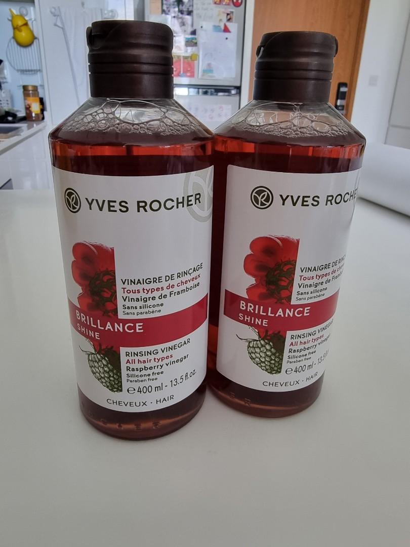 YVES ROCHER hair rinsing vinegar shine 400ml, Beauty & Personal Care ...