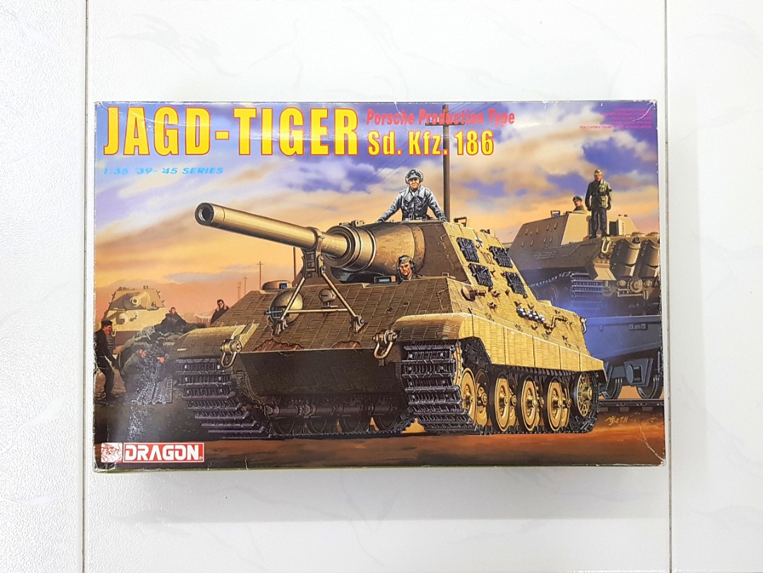 1/35 #6051 Dragon German Heavy Tank Hunter Sd Kfz 186 Jagdtiger ...