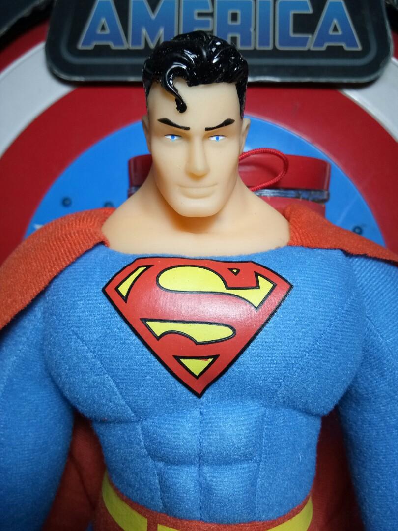 2006 DC Comics Kellytoy Superman 10" Inch Plush Doll Vinyl Head ...