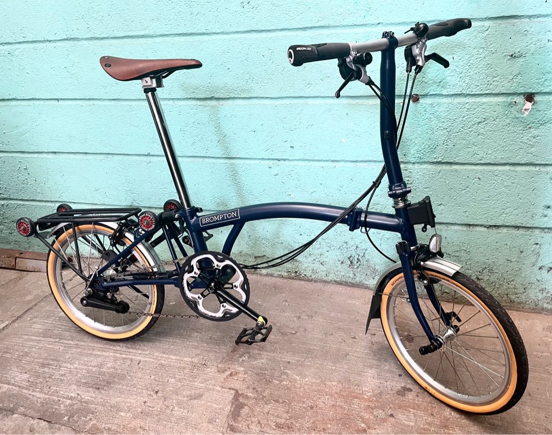 2020 Brompton S6 Tempest Blue, Sports Equipment, Bicycles & Parts ...